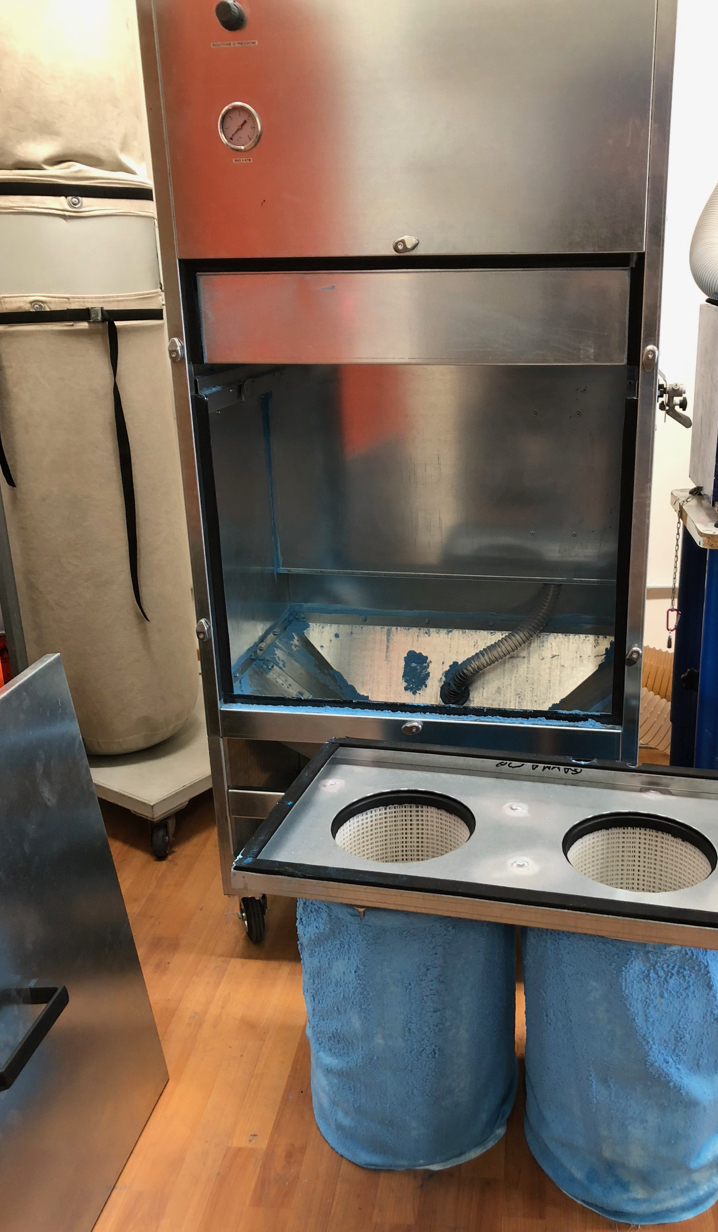 Flocking powder extraction system - Tecnologie dell'aria Gamma impianti